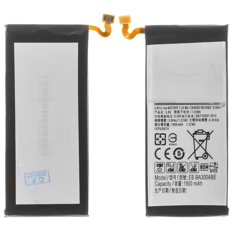 Battery EB-BA300ABE compatible with Samsung A300 Galaxy A3, (Li-ion, 3. ...