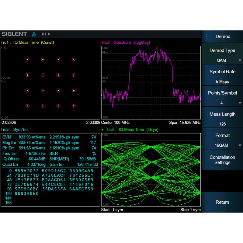 SIGLENT SHA850-DMA Digital Modulation Analysis Software Option - GsmServer